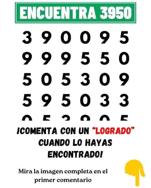 Desafío Cognitivo: Descifra el Número 3950 - TRICKVILA